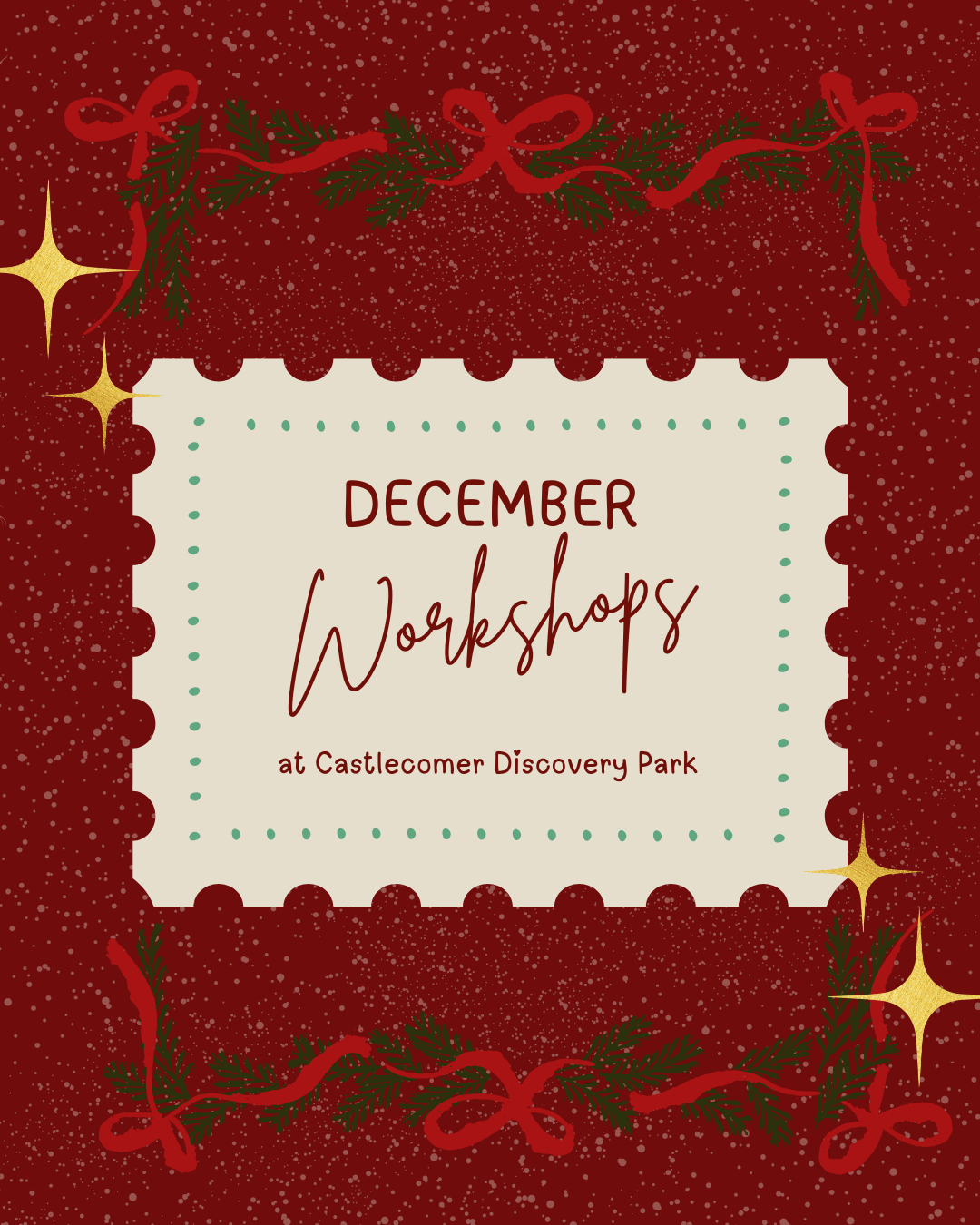 December Workshops - Castlecomer Discovery Park - Kilkenny
